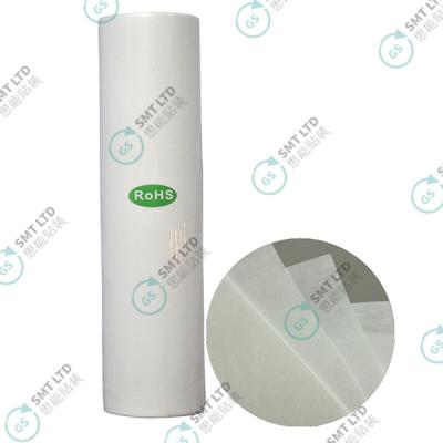 China SMT Steel Mesh Wiping Paper 60g Gram Weight 530mm×20m Roll Size Wood Pulp and Polyester Fiber for Effective Cleaning for sale