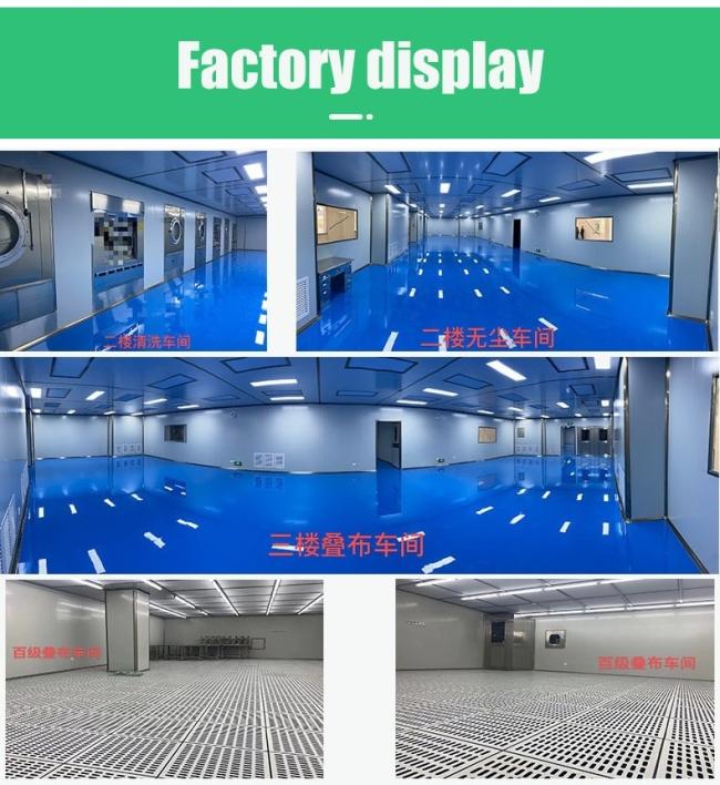 Industrial stencil wipes in production