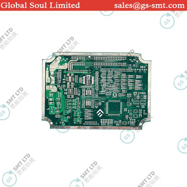 Automotive power PCB close-up view