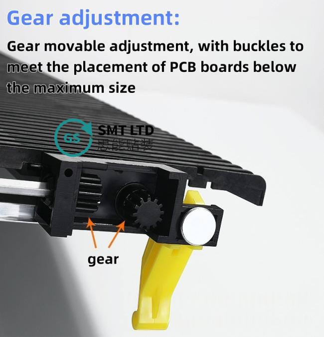 SMT Loading and Unloading Rack close-up of side panel