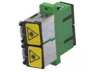 China Single Mode Fiber Coupler SC APC SM DX Adapter multi purpose for sale