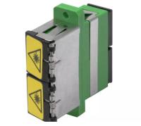 China Single Mode Fiber Coupler SC APC SM DX Adapter multi purpose for sale