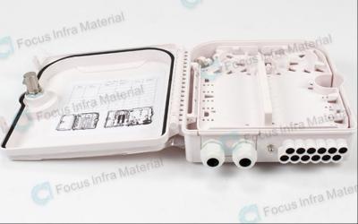 Cina 12 Port ABS Fiber Optic Termination Box FTTH Distribution Terminal Box in vendita