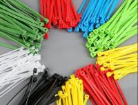 China 3*200mm Zip Cable Ties Nylon 66 Plastic Cable Tie Self Locking for sale