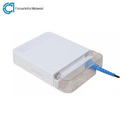 Cina Scatola terminale ottica a fibra ottica di plastica della rete dello Sc LC della scatola di termine dell'ABS in vendita