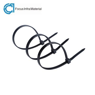 Cina Fascette ferma-cavo resistenti di nylon delle fascette ferma-cavo nere a 0,3 pollici dello zip 94V 2 in vendita