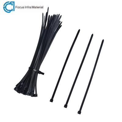 Cina Fascette ferma-cavo resistenti di nylon delle fascette ferma-cavo nere a 0,3 pollici dello zip 94V 2 in vendita