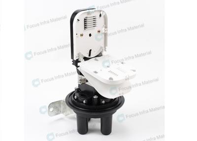 China 1 Inlets 3 Outlets Joint Dome Fiber Optic Splice Closure Box 24 Core for sale