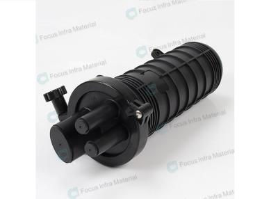 China IP68 Fiber Optic Splice Closure 1 Inlets 2 Outlets FTTH Joint Box for sale
