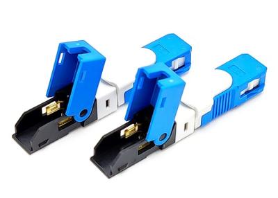 Cina Connettori veloci a fibra ottica blu 0.2dB dello Sc UPC di FTTH per la rete in vendita