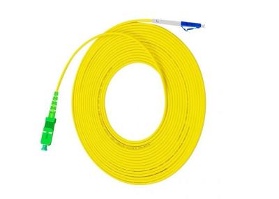 Cina Lo Sc alla toppa della fibra del singolo modo di LC cabla il saltatore a fibra ottica del PVC di 2mm in vendita
