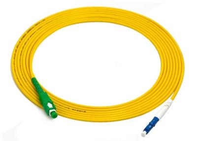 Cina Lo Sc alla toppa della fibra del singolo modo di LC cabla il saltatore a fibra ottica del PVC di 2mm in vendita