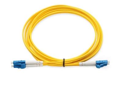 Cina FTTH arancio LC alla fibra Jumper Cable Duplex di LC 0.9mm 2mm 3mm in vendita