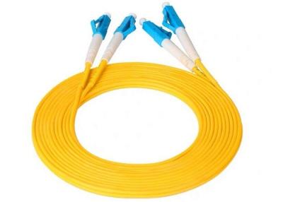 Cina FTTH arancio LC alla fibra Jumper Cable Duplex di LC 0.9mm 2mm 3mm in vendita