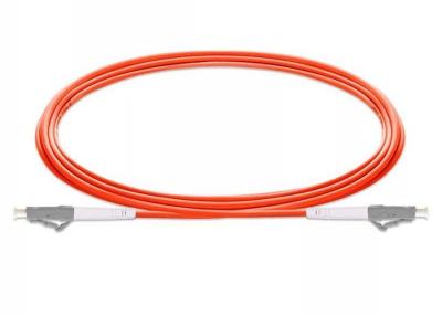China Milímetro de cable de fribra óptica con varios modos de funcionamiento a una cara OM1 LC UPC a LC UPC en venta