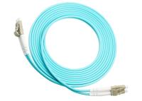 China LC UPC Multimode Fiber Optic Patch Cord Cable Om3 2mm 3mm for sale