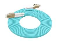 China LC UPC Multimode Fiber Optic Patch Cord Cable Om3 2mm 3mm for sale