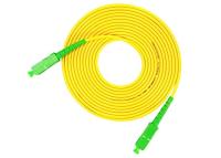 China SC APC 2mm Fiber Optic Patch Cords Single Mode FTTH System Connections for sale