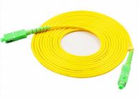 China SC APC 2mm Fiber Optic Patch Cords Single Mode FTTH System Connections for sale