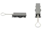 China ABS Material Fix Drop Wire Clamp Black For FTTH Network Accessories for sale