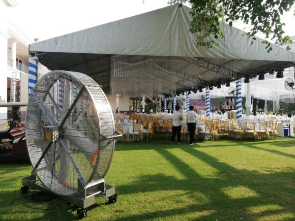 2m Industrial Fan Portable Heavy Duty Outdoor Fan 5 Or 6 Blades