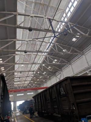 China 1.5KW Massive HVLS Industrial Ceiling Fans  High Airflow Low RPM Ceiling Fans for sale