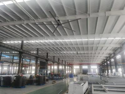 China Large Workshop Ventilation System Industrial Ceiling Fans with VFD Control for sale