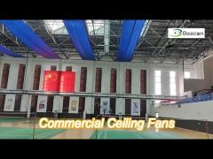 Large 24ft HVLS Fan PMSM HVLS Fan Hanging Installation For Commercial Places