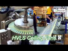 2HP Large Dimensions Pmsm Ceiling Fans Warehouse HVLS Fan 220V