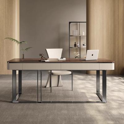 China Study Room Solid Wood Writing Desk Office Wood Writing Desk With Drawers for sale
