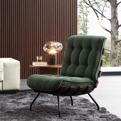 China High Density Foam Velvet Fabric Armchair With Iron Legs Olive Green Velvet Chair for sale