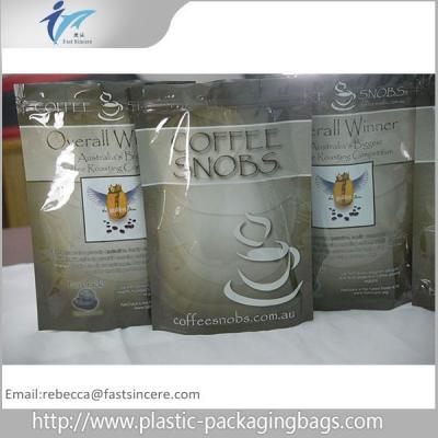 China Bottom Gusset Aluminum Foil / Plastic  Bags 0.1mm Thickness for sale