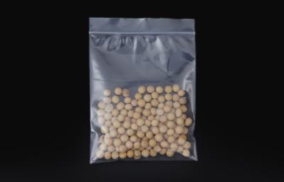 China Snack Food Plastic  Bags , PE Clear Zipper Pouch for sale