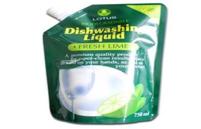 China Stand up Aluminum Foil Spout Pouches with Gravure Printing for Liquid for sale