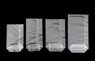 China No Gusset Block Bottom Bags OPP Square Moisture Proof With Gravure Printing Surface for sale