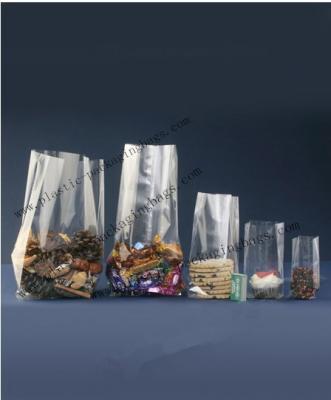 China Biscuits Square Block Bottom Bags OPP Heat Seal With Side Gusset for sale