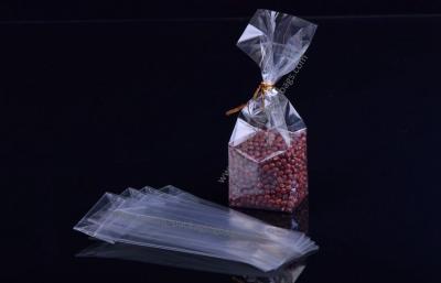 China White Cardboard Bottom BOPP Bags Side Gusset Square Moisture Proof for sale