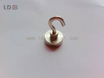 China Pot magnets with threaded stud for sale