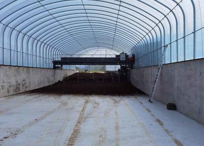 China Cattle Manure / Chicken Manure / Poultry Manure Wheel Type Compost Turning Equipment for sale