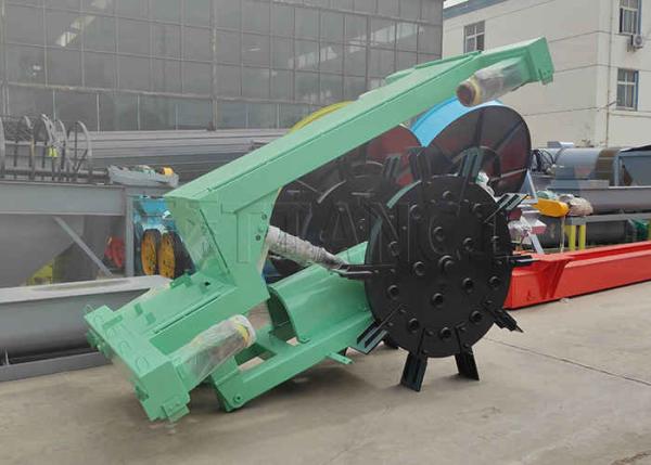 Quality 150-400m3/H Output Large Flipping Span Compost Turning Machine Wheel Type for sale