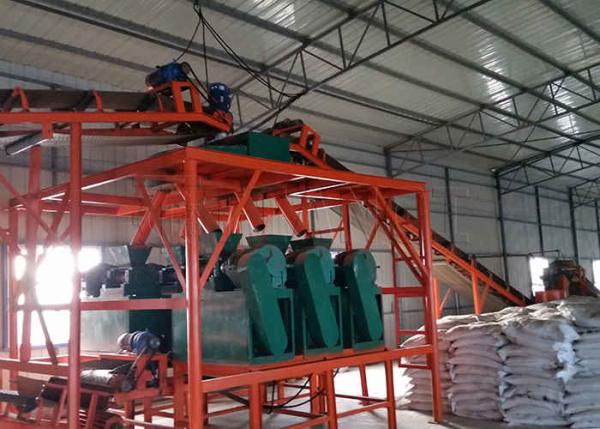 Quality Fertilizer granulation production line Compost roller press granulator production line for sale