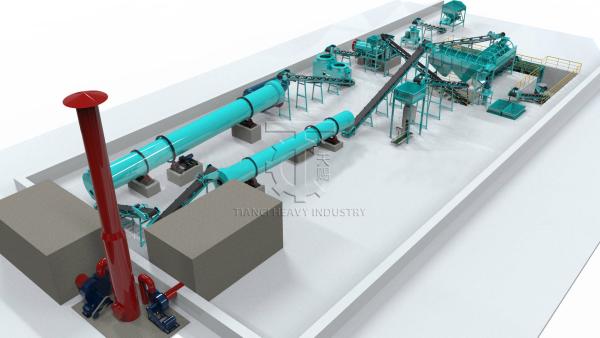 Quality Manure Granulator Production Line Organic Fertilizer Granulator Production Line for sale