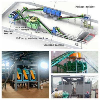 China Flexible Solution for Different Fertilizer Formulas Fertilizer Production Line with Dry Granulation Technology for sale