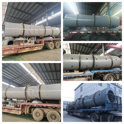 China Production Line For Processing Peat Organic Fertilizer Granules / Nutrient Soil Granules Using A Rotary Drum Granulator for sale