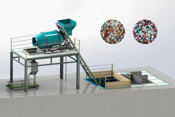 Quality Compound fertilizer NPK mixing equipment Bulk blend fertilizer production line for sale