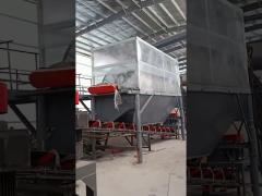 Linea di produzione di fertilizzanti NPK mediante granulazione per estrusione con granulatore a presse a rulli