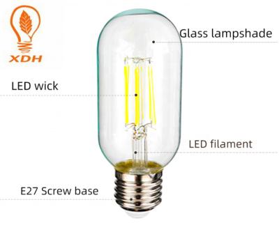 Cina Il filamento delle lampadine 2W 4W 6W 8W del filamento di T45 E27 Edison LED ha condotto la lampadina in vendita