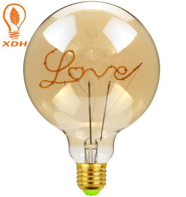 China Dimmable-Faden 4W 220V 110V Birne G125 E27 E26 flexibler LED zu verkaufen