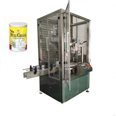 China Can Tin powder filler coffee powder filling machine,Can Tin packing machine good price milk packing machine for sale