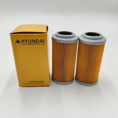 China Filtro de fluido hidráulico de excavadora certificado ISO9001:2008 con una eficiencia de filtración del 99% y garantía de 3 meses para un amplio rango de temperatura en venta